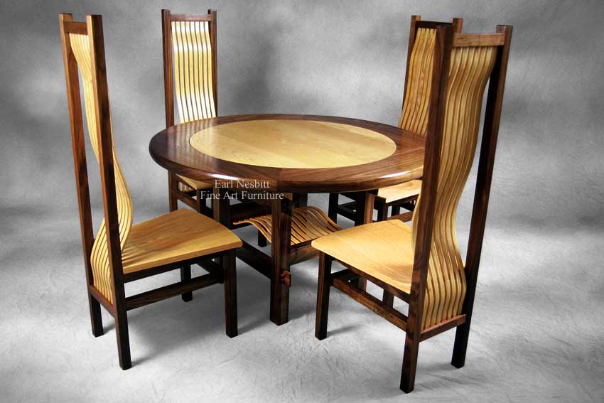 Custom Made Dining Tables Designed by Earl Nesbitt