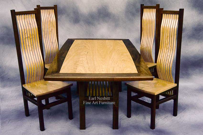 Custom Made Dining Tables Designed by Earl Nesbitt